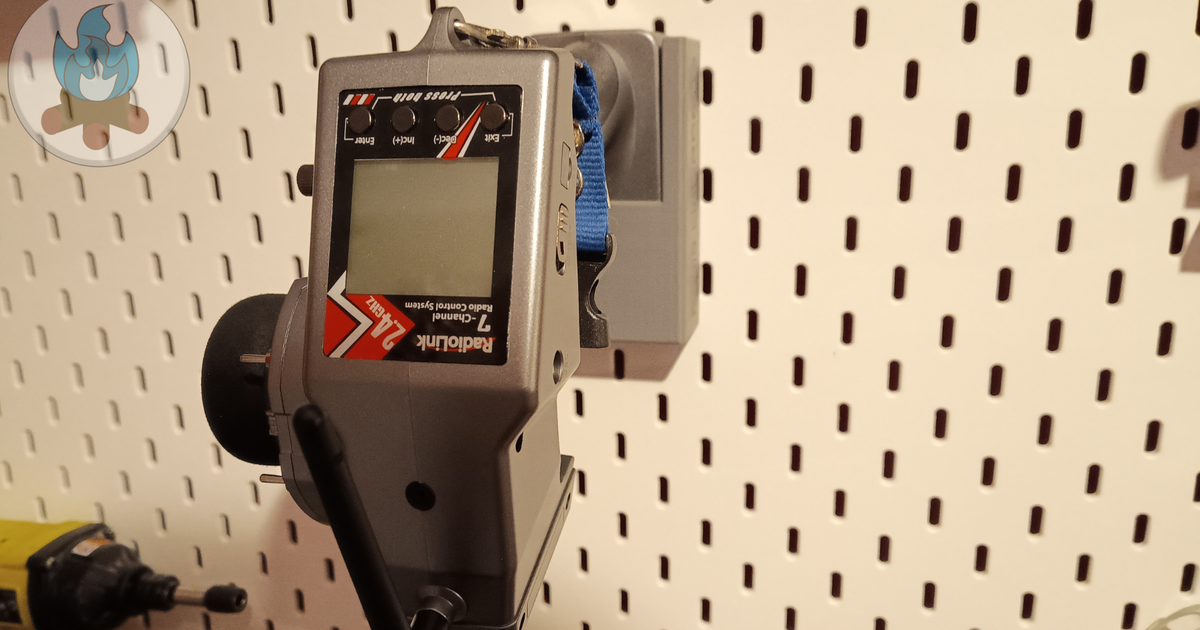 RC6GS V3 Mount For Skadis by Pyrobi | Download free STL model ...