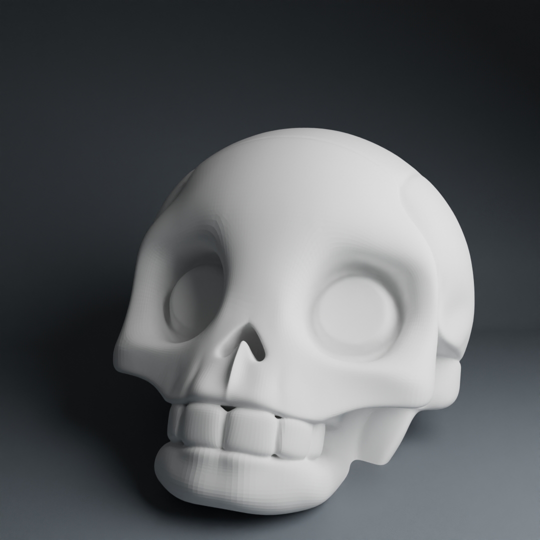 Stylized Skull by Maker81 | Download free STL model | Printables.com