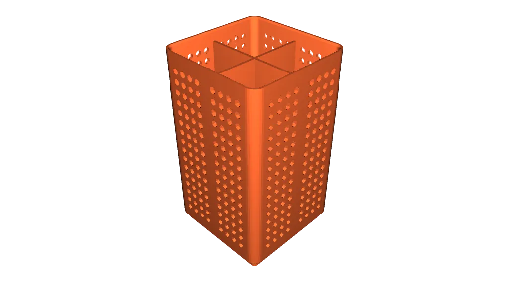 Gridfinity tall divided bin to hold pen/pencil/small tools upright ...