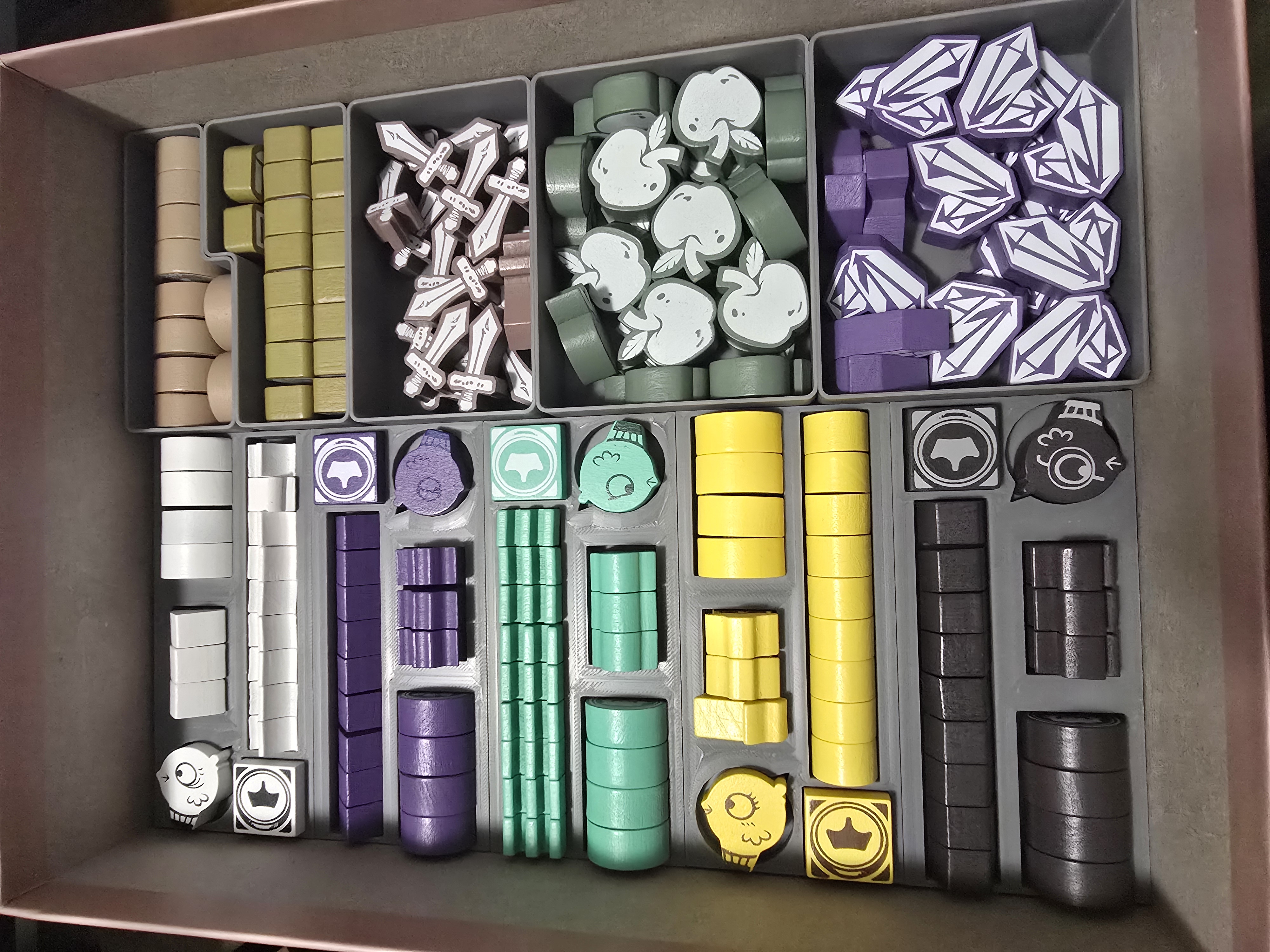 Explorers of Navoria Insert - Base + Expansion + Deluxe w/ Card Trays ...