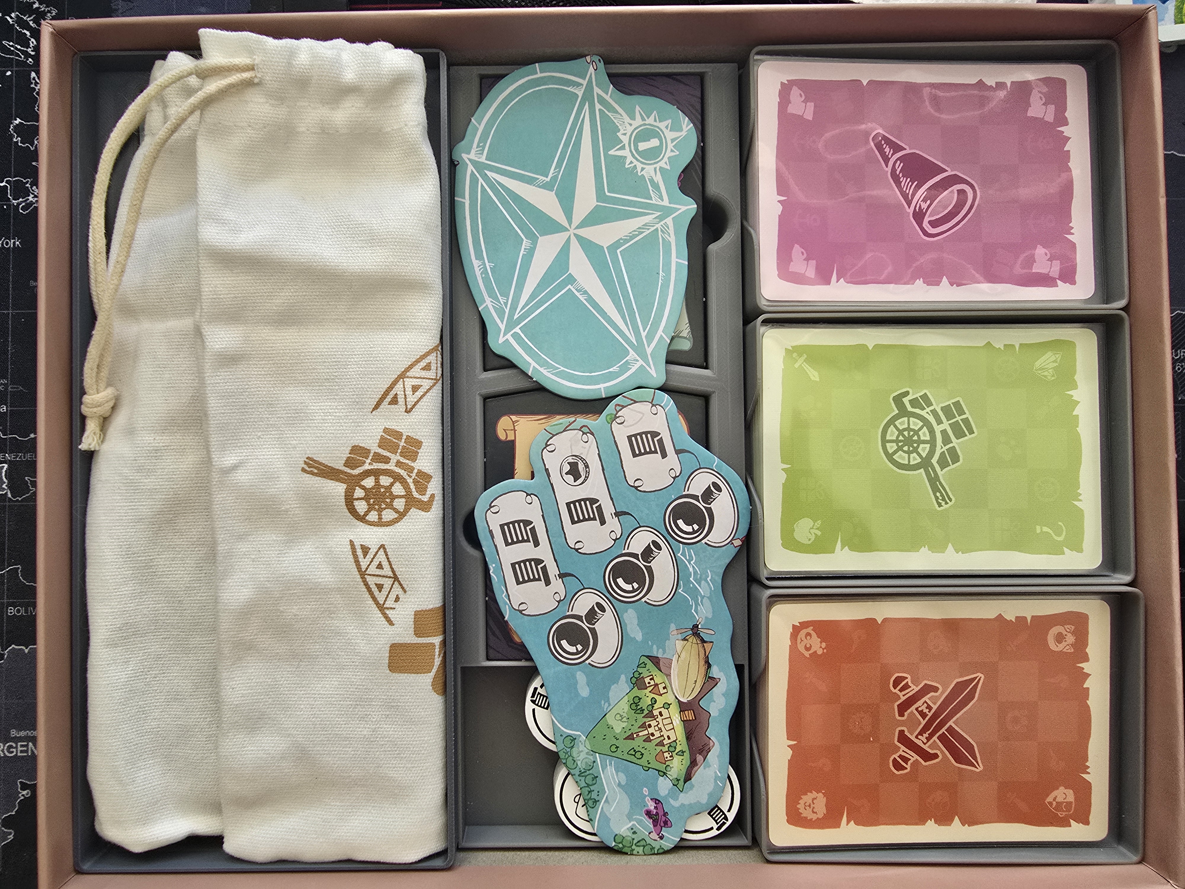 Explorers of Navoria Insert - Base + Expansion + Deluxe w/ Card Trays ...