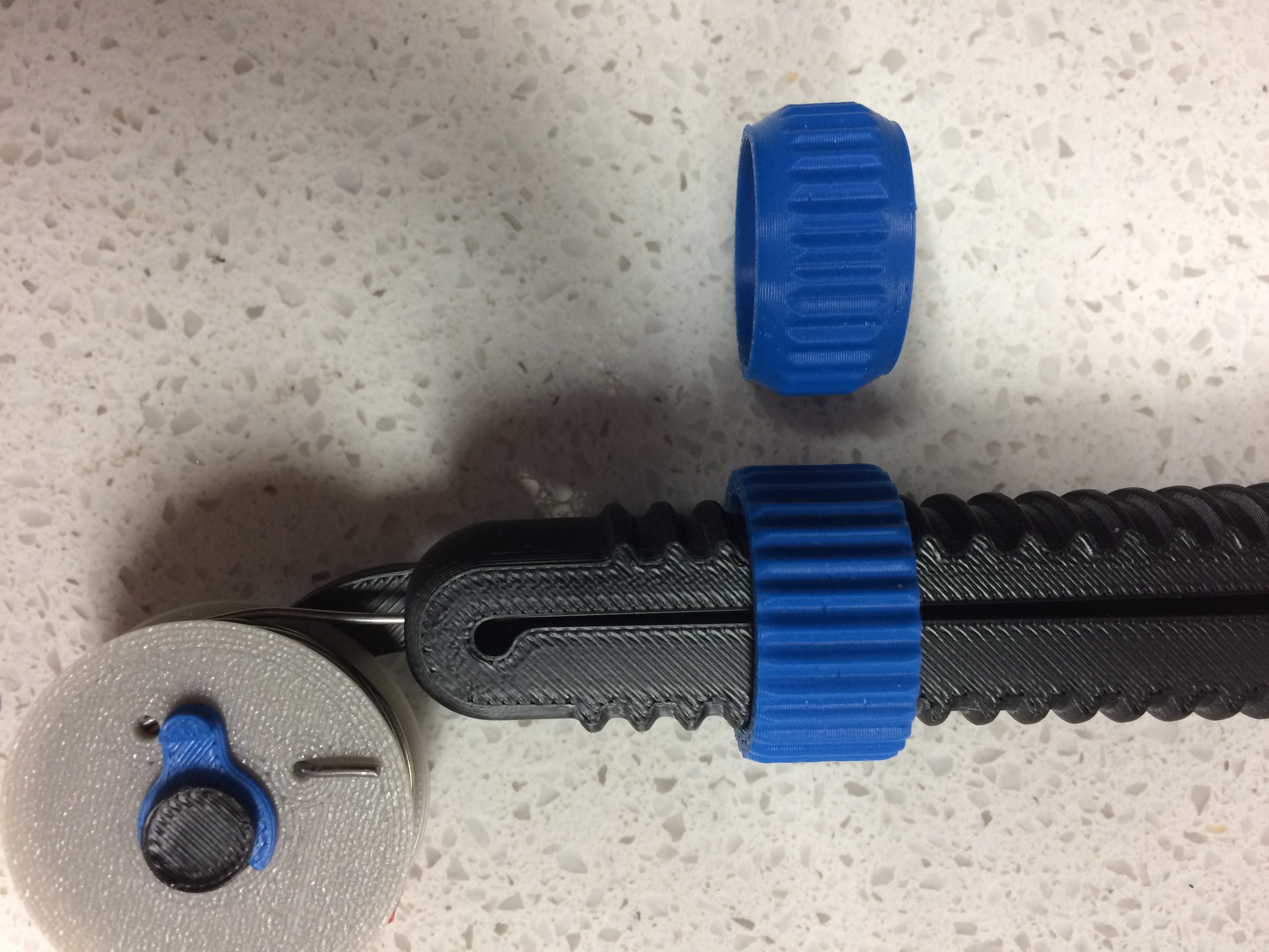 Solder scroll low profile adjustment knob by Tuxedo | Download free STL ...