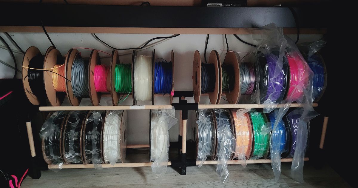 Filament Spulen Regal by Maginno Foto | Download free STL model ...