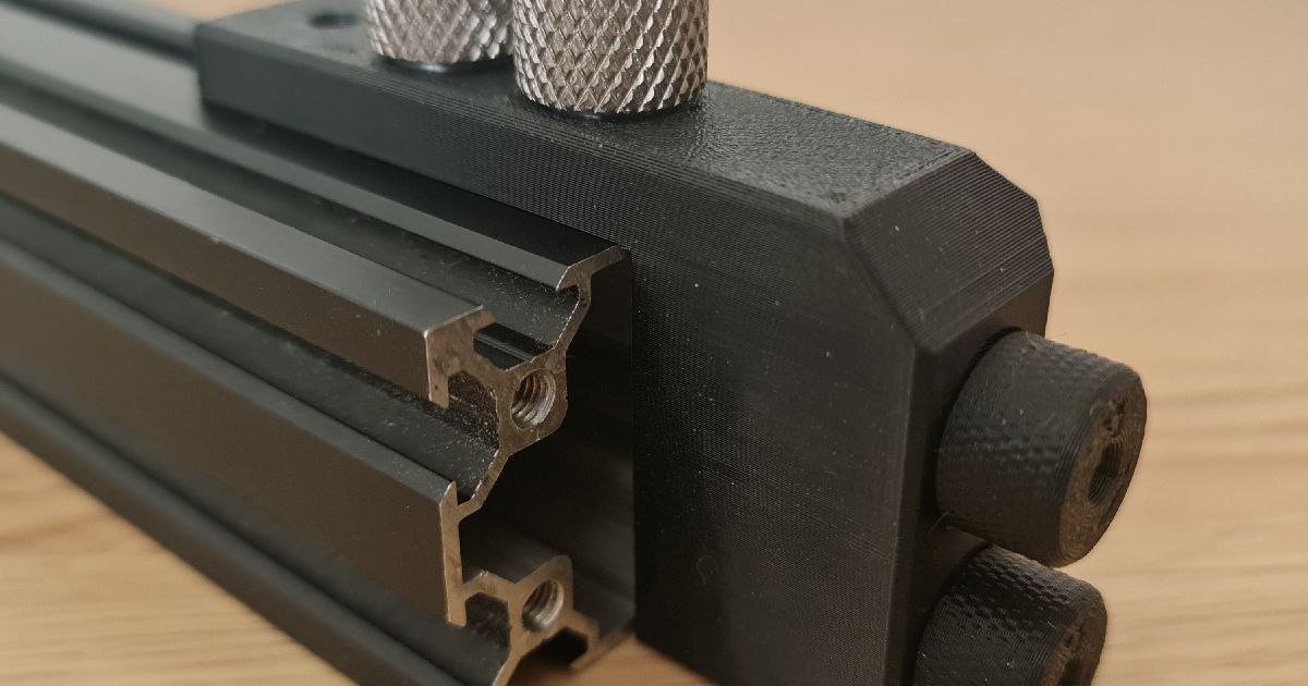 Drill and Tap Jig for 2020, 2040 and 4040 v-slot extrusions by ...