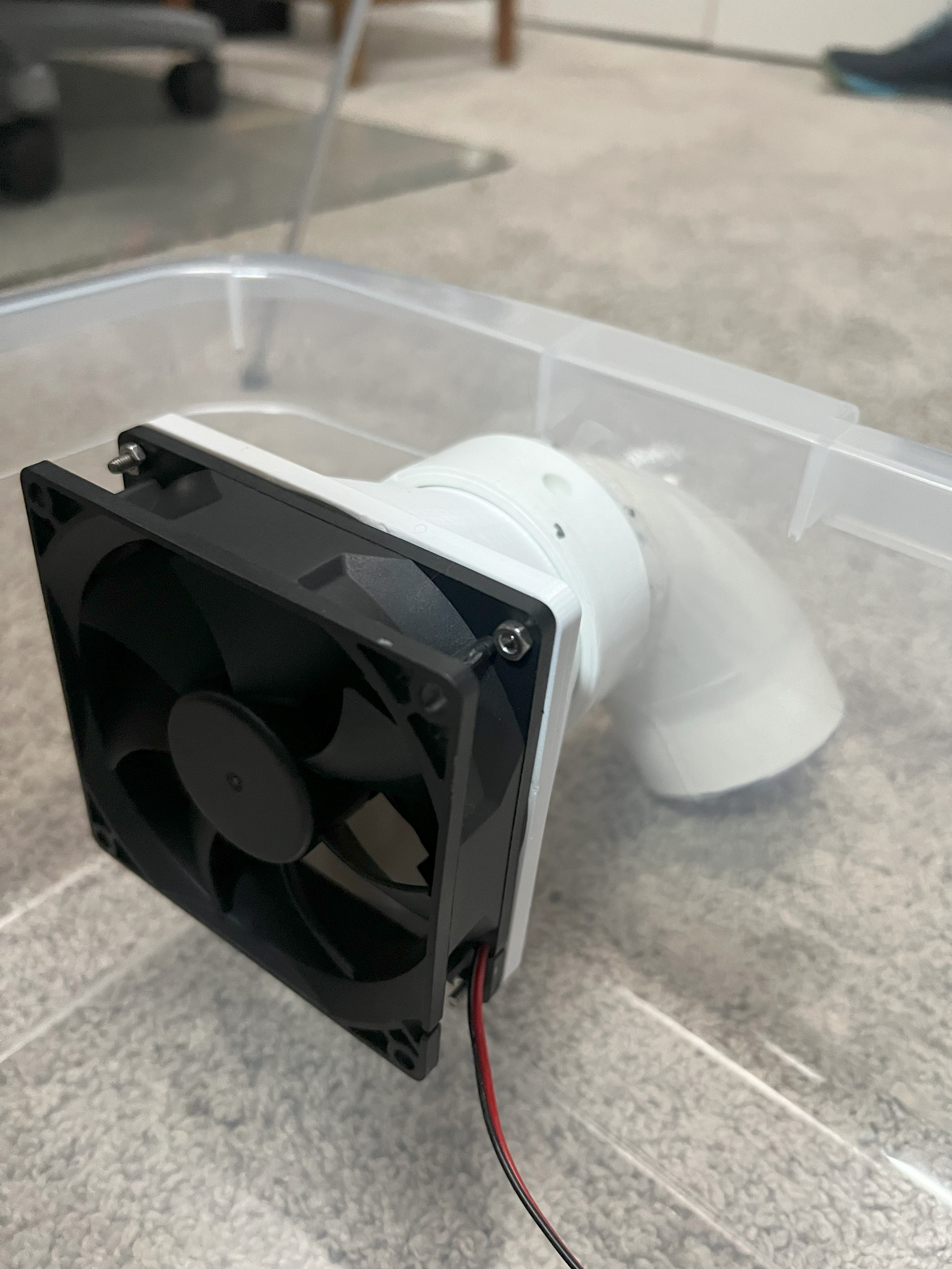 2IN PVC to 90MM Fan Adapter by The Scientific Hobbyist | Download free ...