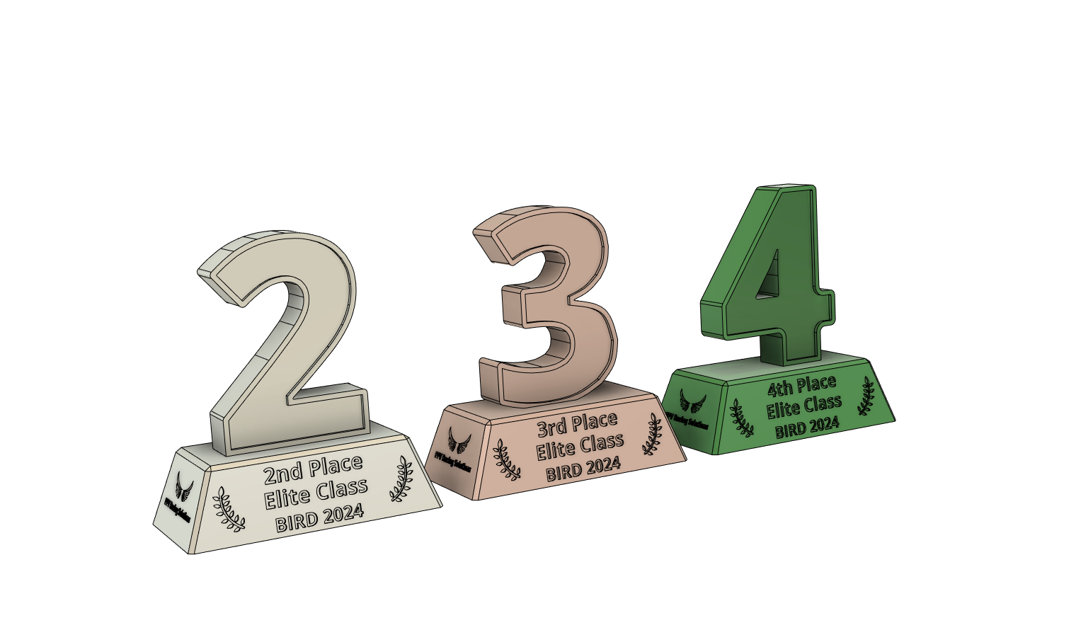 Race Trophies by Blueprint 3D | Download free STL model | Printables.com