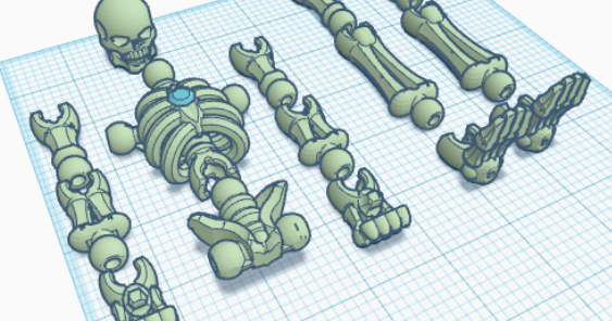 SKELLY THE SKELETON by Alex | Download free STL model | Printables.com