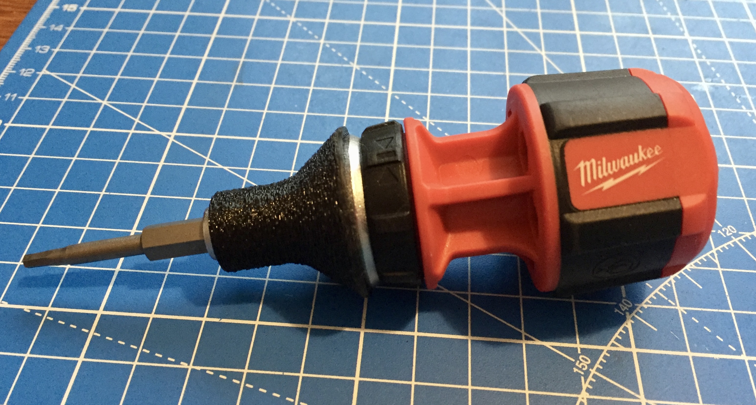 Knurled Shaft for Milwauke Compact Screwdriver - Spin Ring by Big E ...