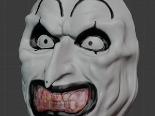 Art the face (Terrifier) by RAZORBACK | Download free STL model ...