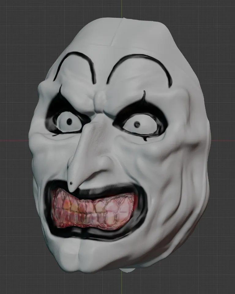 Art the face (Terrifier) by RAZORBACK | Download free STL model ...