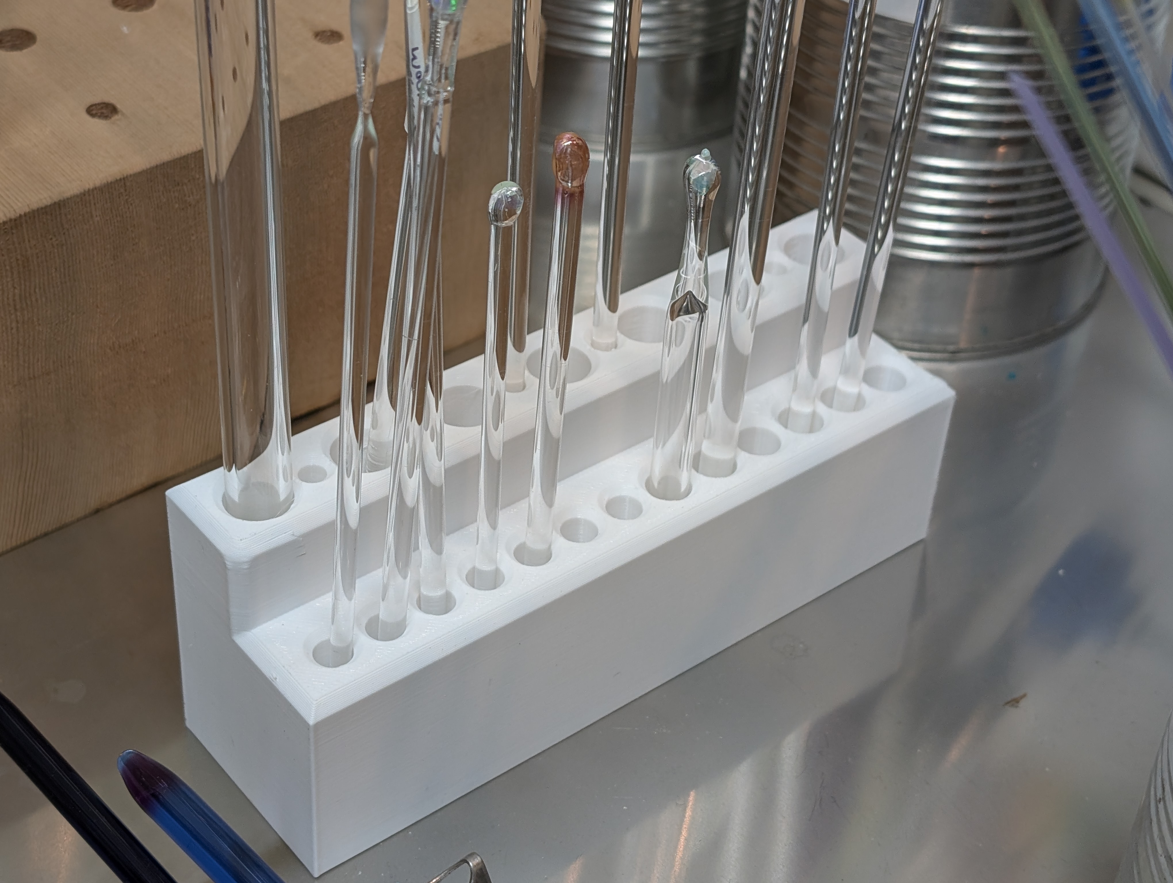 Rod holder for glass rods / prep / etc by HPGlass | Download free STL ...