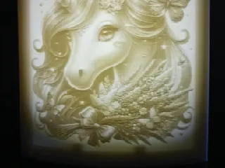unicorne lithograph by Mellerin | Download free STL model | Printables.com