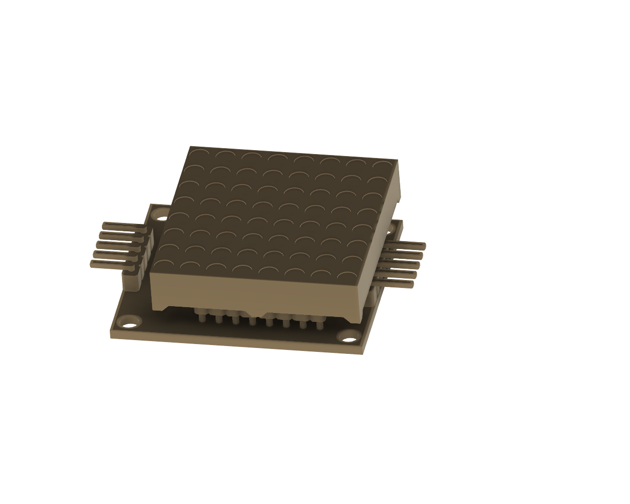 Arduino DotMatrix 8x8 by Charly BEGOOD | Download free STL model ...