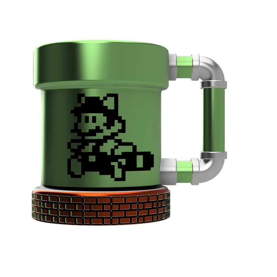 Mug Mario by Zeb_3D | Download free STL model | Printables.com