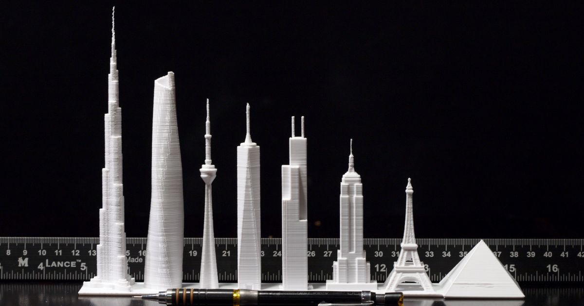 Eight Prominent Buildings by MiniCity | Download free STL model ...