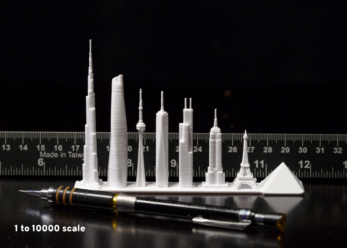 Eight Prominent Buildings by MiniCity | Download free STL model ...