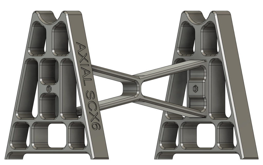 Axial SCX6 - Axle Stands by SilverBullet126 | Download free STL model ...