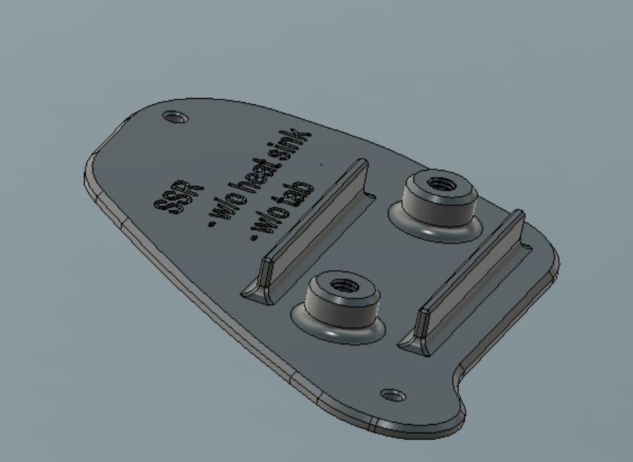 Qidi Plus 4 SSR Mounting Board by Jerky_FPV | Download free STL model ...
