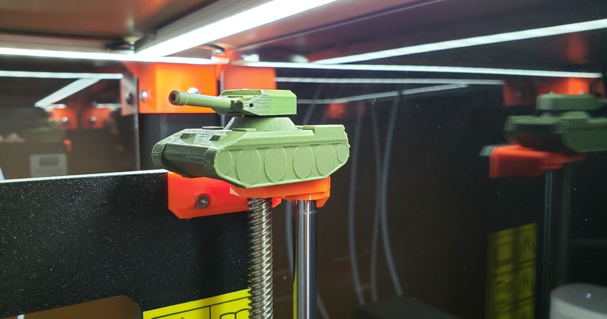 Tank shaped z-axis visualizer for Prusa MK3S/S+ by Geekware | Download ...