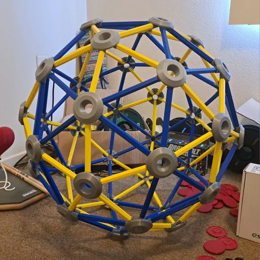 Huge Geodesic Sphere by Parth Chapper | Download free STL model ...