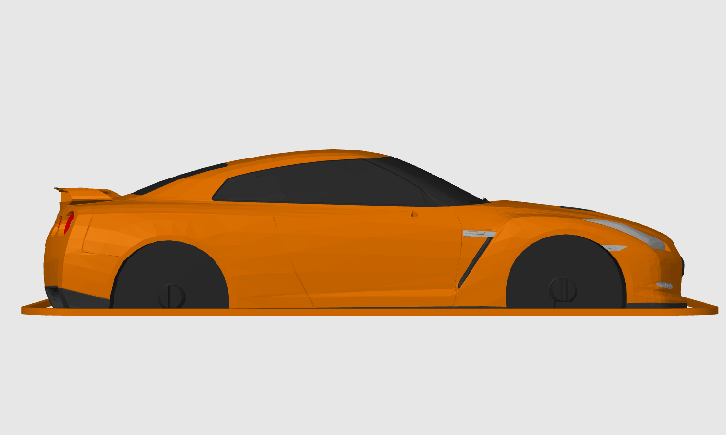 Nissan GT-R R35 Kit Card (1:24 scale) by The Kit Card Guy | Download ...