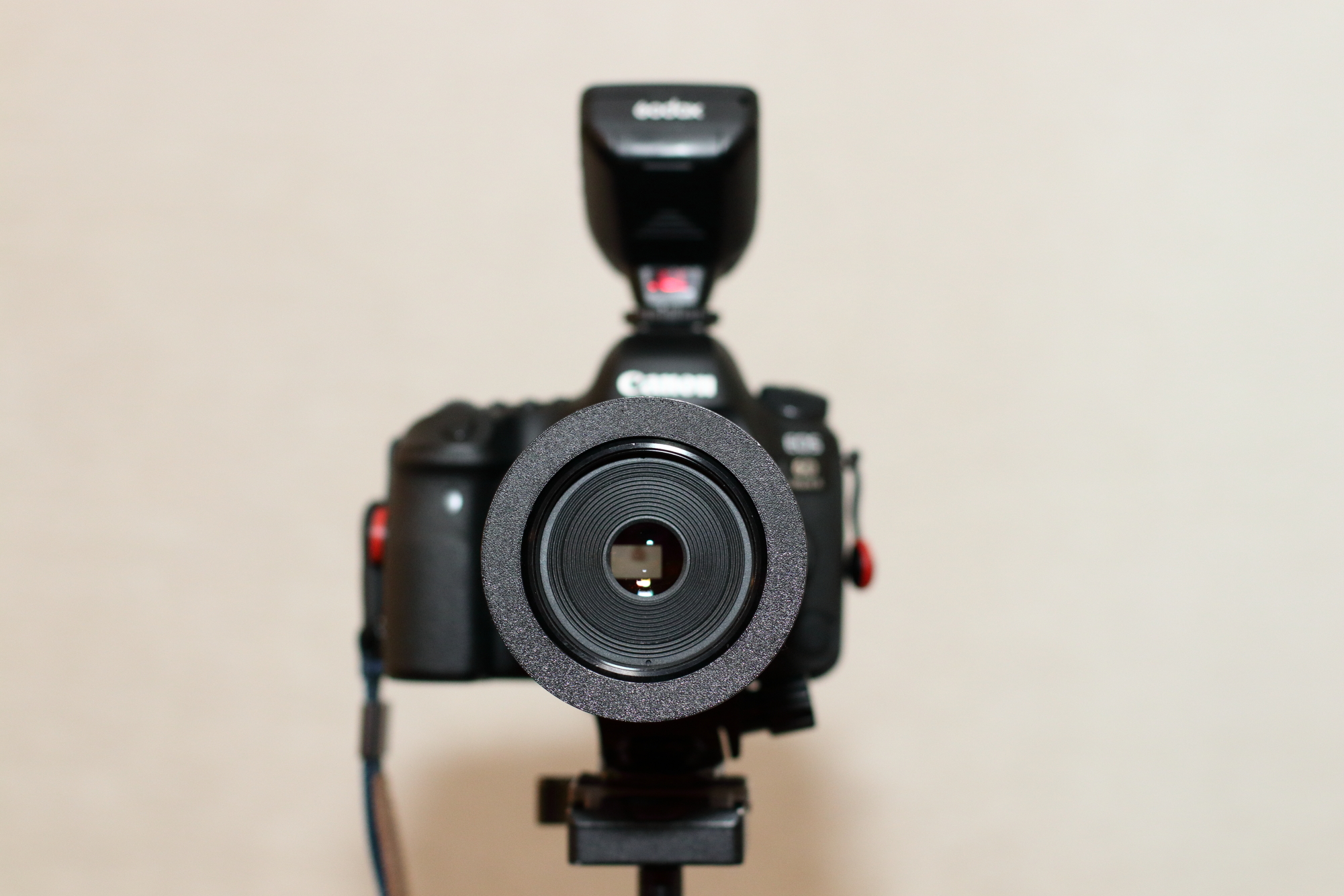 Canon MP-E 65mm flash adapter ring for Godox MF12 by ben-s | Download ...