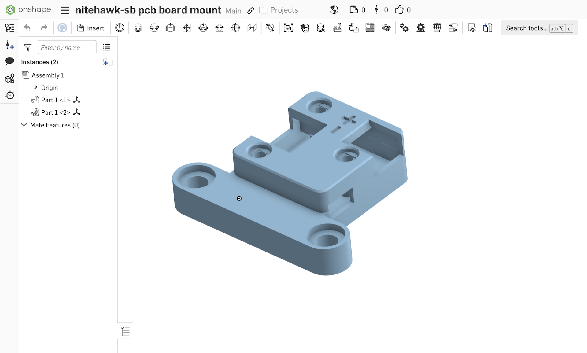 LDO Nitehawk PCB Mount (Alt. Back Piece) by Jonathan Rocillo | Download ...