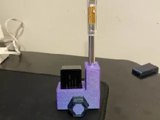 Xacto knife + blade holder mount for honeycomb wall by pepson | Download free STL model ...