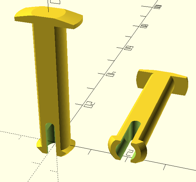 Super Simple Parametric Fastener Pin Generator Module by Simplify and ...