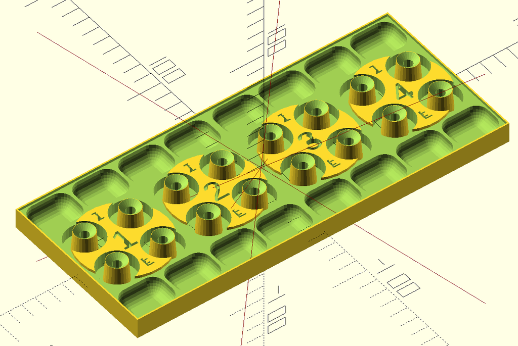 Parametric 16 Valve Engine Head Disassembly Tray / Parts Organizer by ...