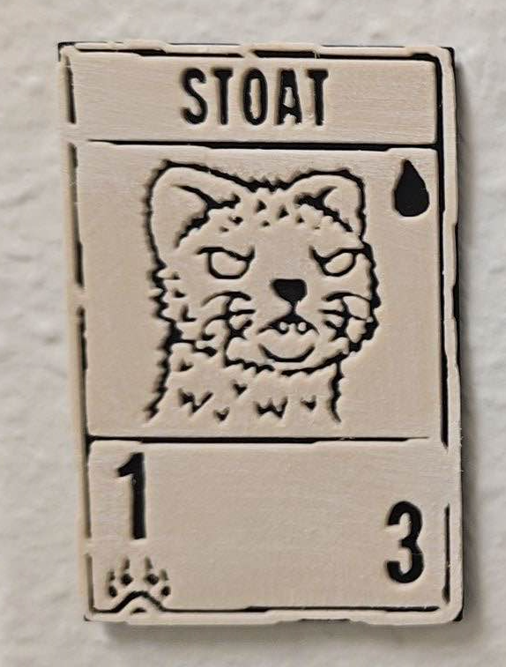 Inscryption Stoat Card Model por Nolan Yoerger | Descargar modelo STL ...