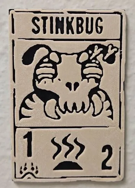 Inscryption Stinkbug Card Model by Nolan Yoerger | Download free STL ...
