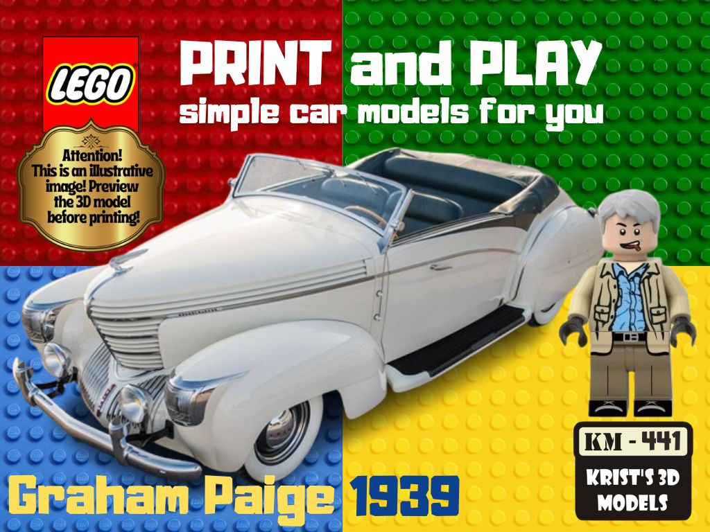 LEGO Graham Paige 1939 Cabriolet by Mgr. Pavel Krist | Download free ...
