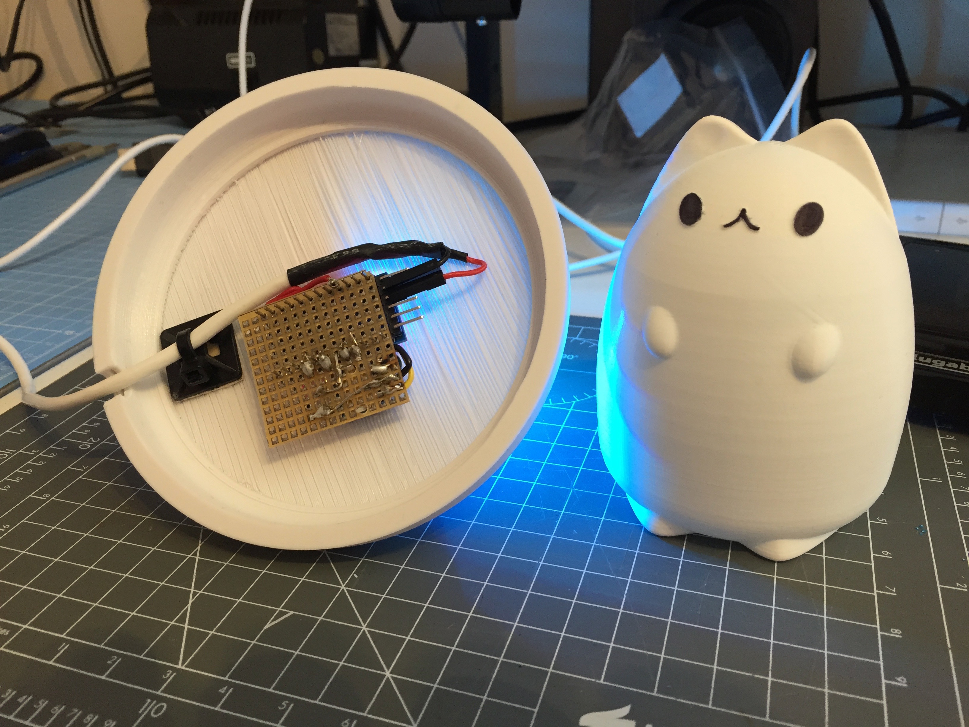 Night Light Base by Led | Download free STL model | Printables.com