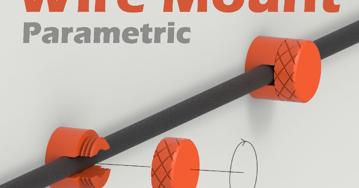 Electric Wire Wall Mount Collection 8 Variations Parametric By Vc