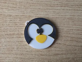 GNU/Linux Keychain by WindyEle | Download free STL model | Printables.com