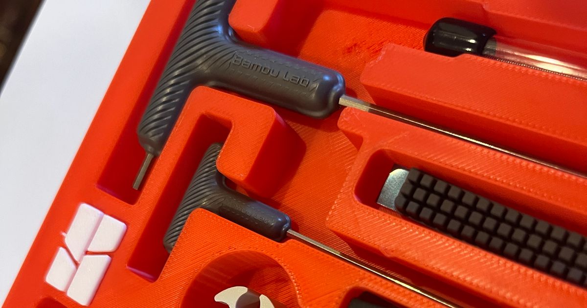 Simple Tool Holder For Bambu Lab Tool Kit por Filament Finesse ...