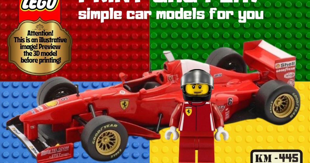 LEGO Ferrari F310 Formula 1 by Mgr. Pavel Krist | Download free STL ...