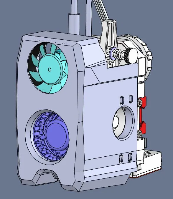 Sovol SV08 CN3D shroud cover for 4010 fan by Dani_SWX | Download free ...