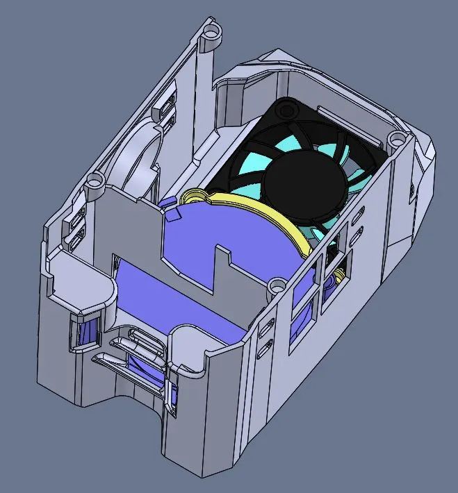 Sovol SV08 CN3D shroud cover for 4010 fan by Dani_SWX | Download free ...