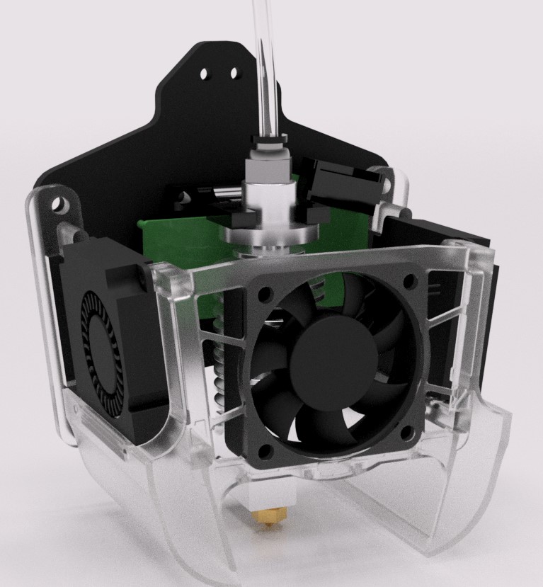 Wide Deflectors Anycubic Vyper Printhead By Poulpi Download Free STL
