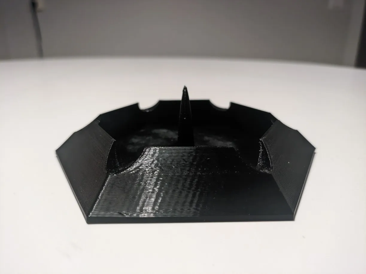 Hexagon Ashtray with debowler by blixten | Download free STL model ...