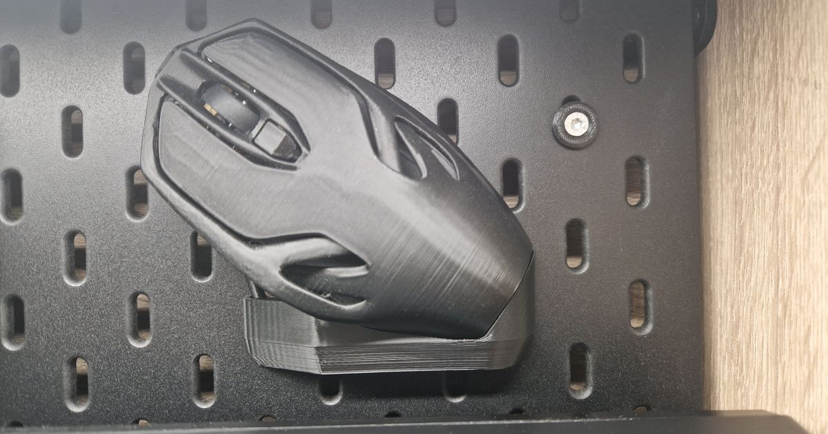 Bambu-Lab Mouse Wall Mount IKEA Skadis by Marcy93 | Download free STL ...