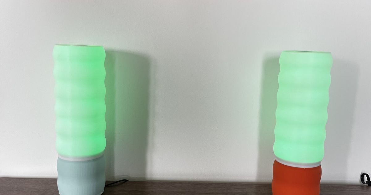 Remote-Controlled Colorful LED Lamp by Lupilpl | Download free STL ...