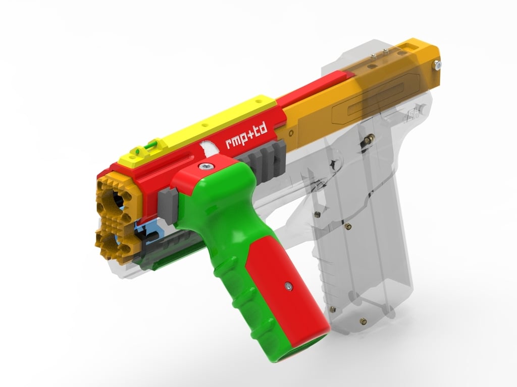 Nerf Gecko 2.0 Gonzo Grip System (GGS) mods by Taffert Designs ...