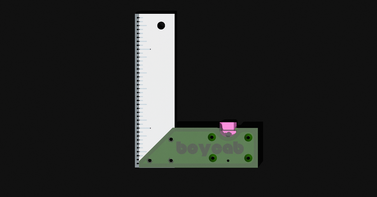 boycabrera - Modern Woodworking Square w/ Levelling Push Tab by Milton Cabrera | Download free ...