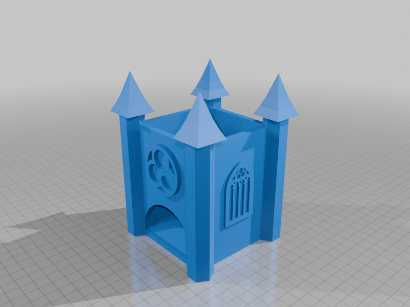 Gothic Dice Tower by Dade Davis | Download free STL model | Printables.com