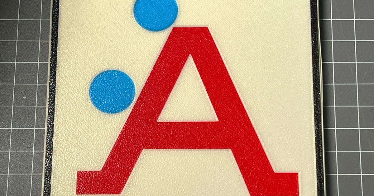 Letter 'A' MMU by muddymaker | Download free STL model | Printables.com