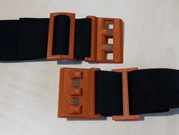 Magic belt buckle (self closing) by HD_Creator | Download free STL ...