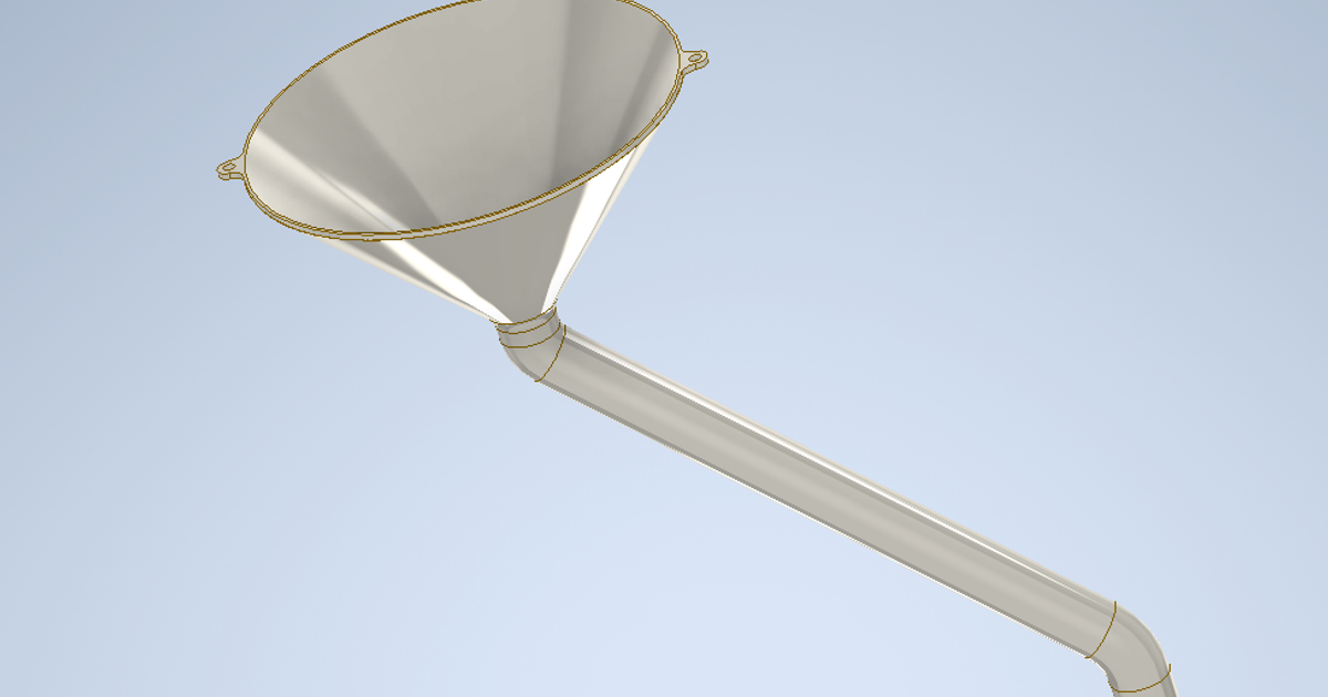 45 degree funnel by RestoreDoctor | Download free STL model ...